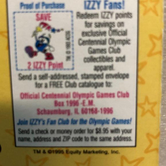 COLLECTIBLE FIGURINES | Toys | Vintage Izzy Legend Of The Olympic 996 ...
